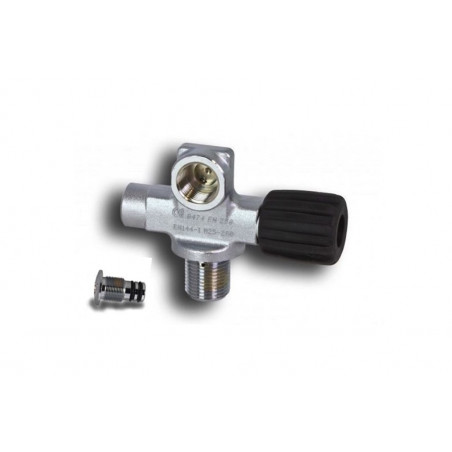 Scubatec Right Expandeble Valve With Plug 230 or 300 Bar - Sidmount